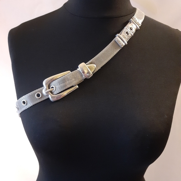 Accessories | Vintage Silver Mesh Belt | Poshmark